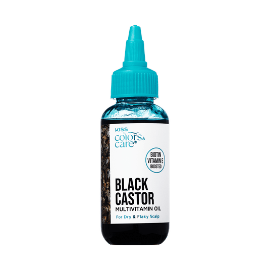 KISS Colors & Care Multivitamin Oil - Black Castor